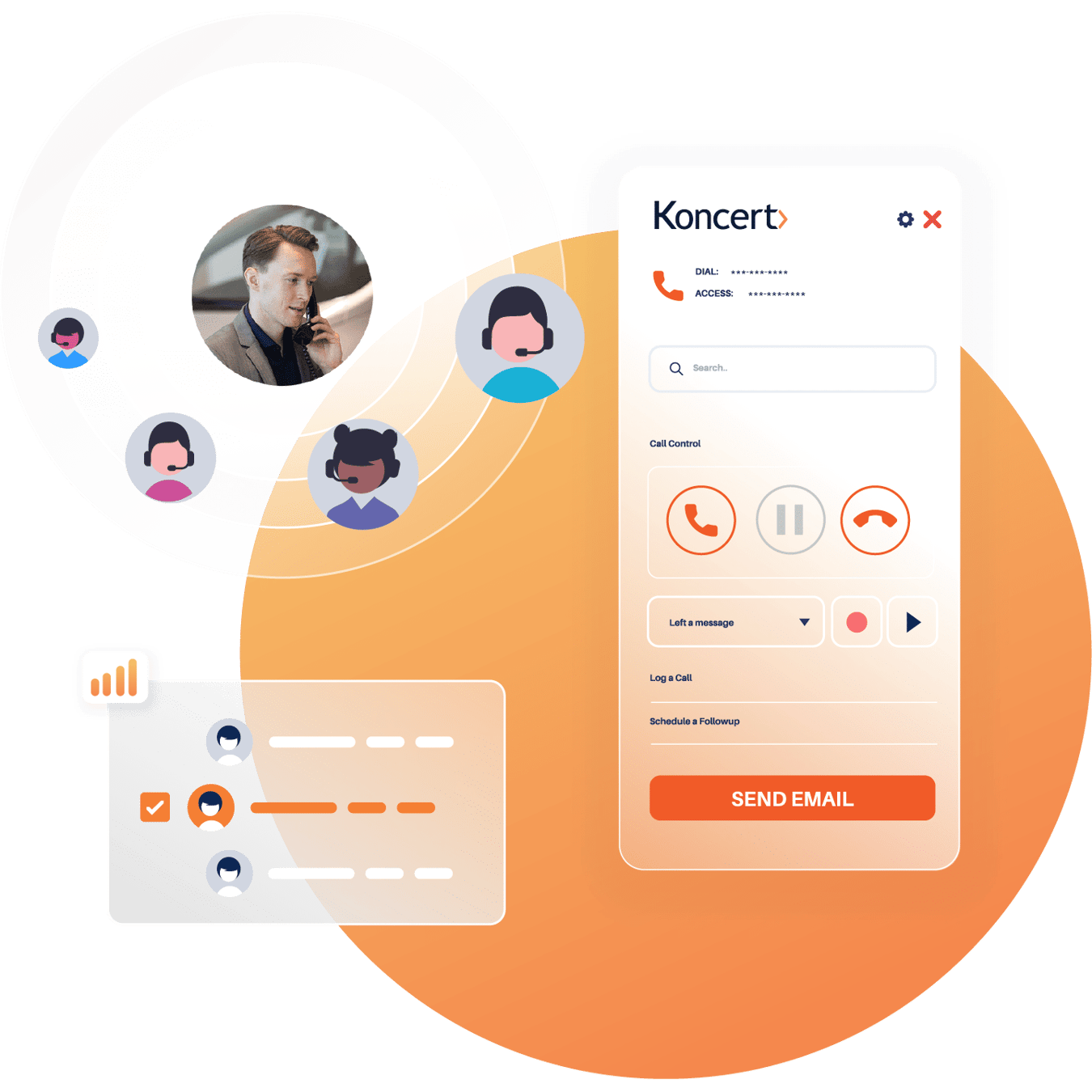 Koncert AI Dialer Platform | Outbound Power Dialer | Click Dialer